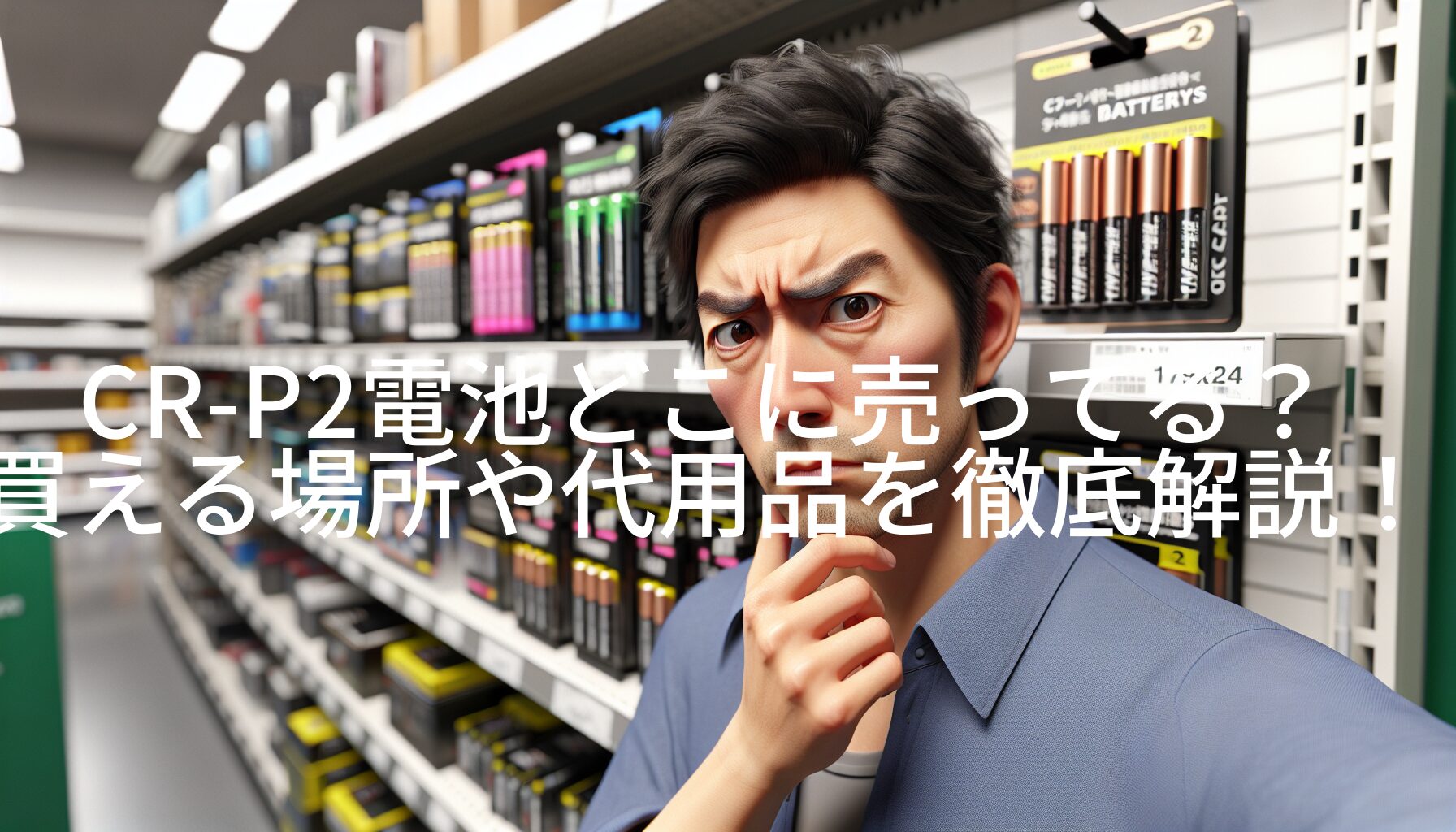 CR-P2電池どこに売ってる？買える場所や代用品を徹底解説！ – トレンドコンパス