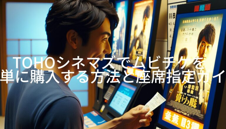 TOHOシネマズでムビチケを簡単に購入する方法と座席指定ガイド – トレンドコンパス